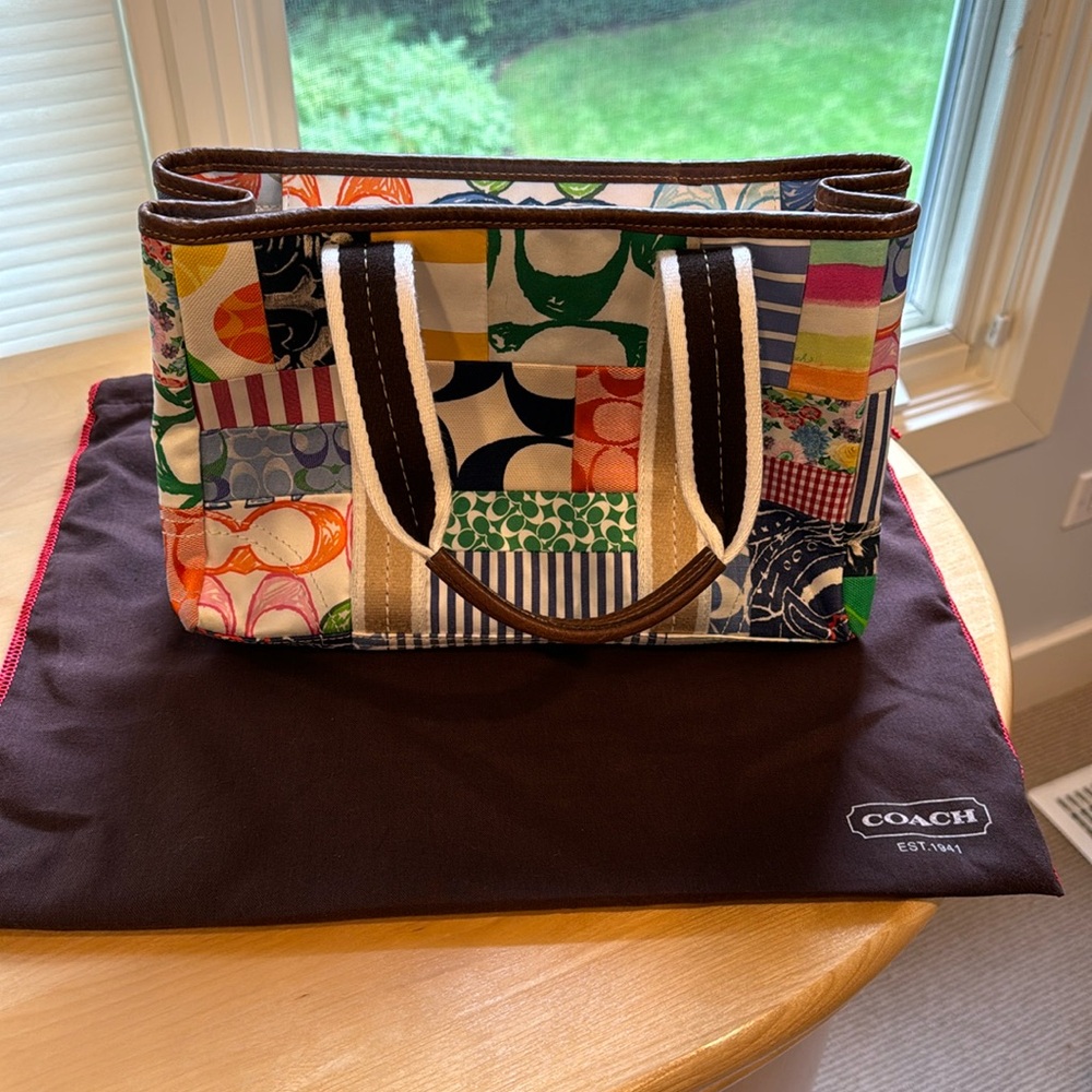Gorgeous Vintage Y2k Coach Hampton Patchwork Small To… - Gem